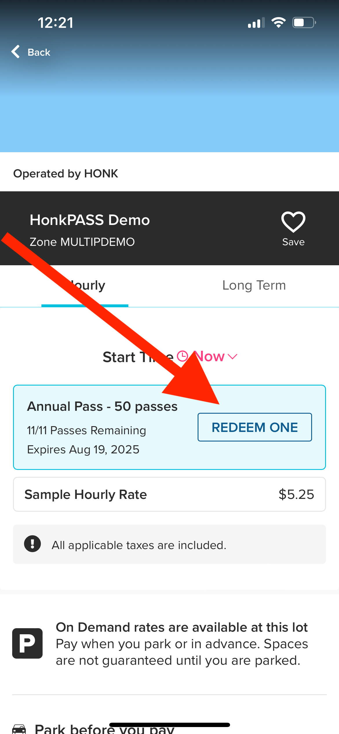 How to Redeem a Pass from your FlexPass – HONK