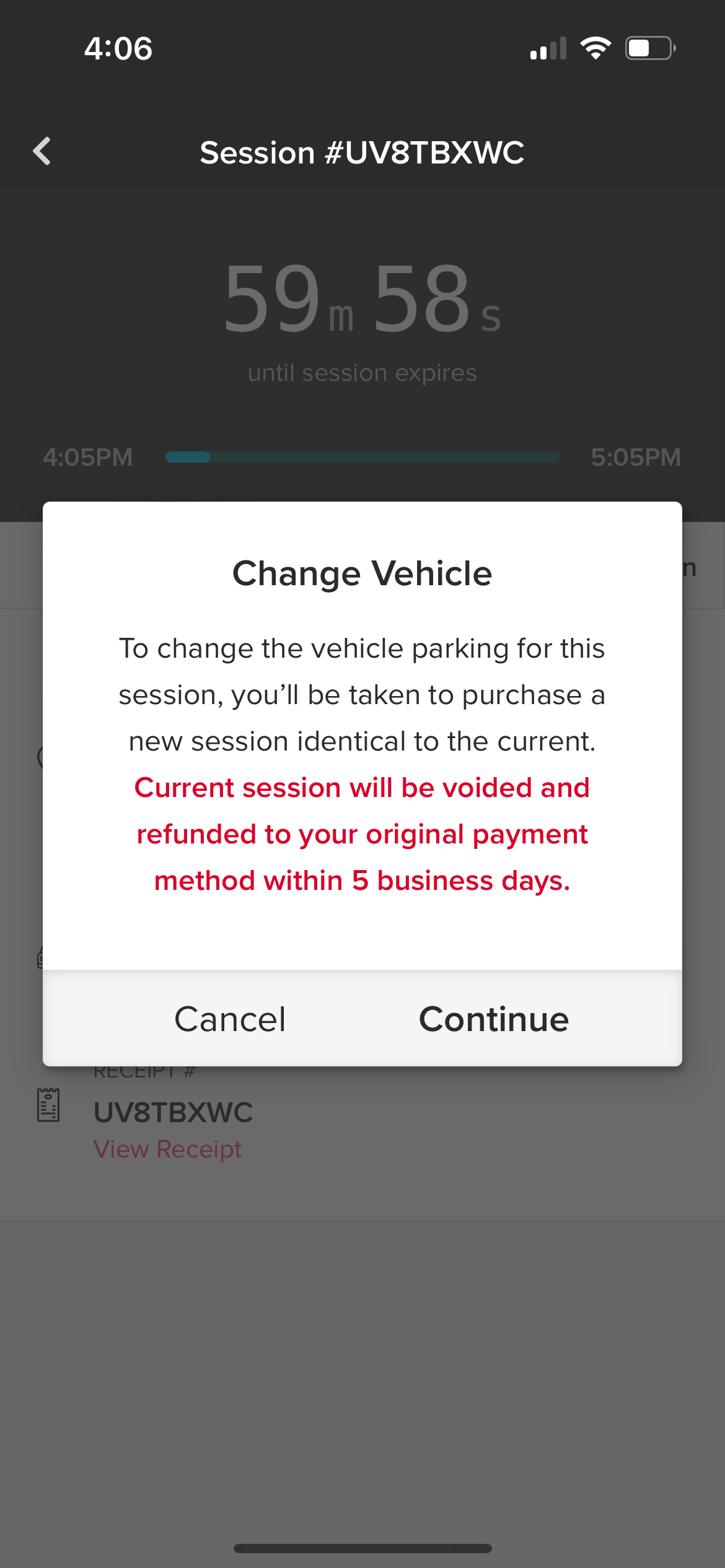 I Paid For the Wrong Vehicle or Entered the Wrong License Plate (Active ...
